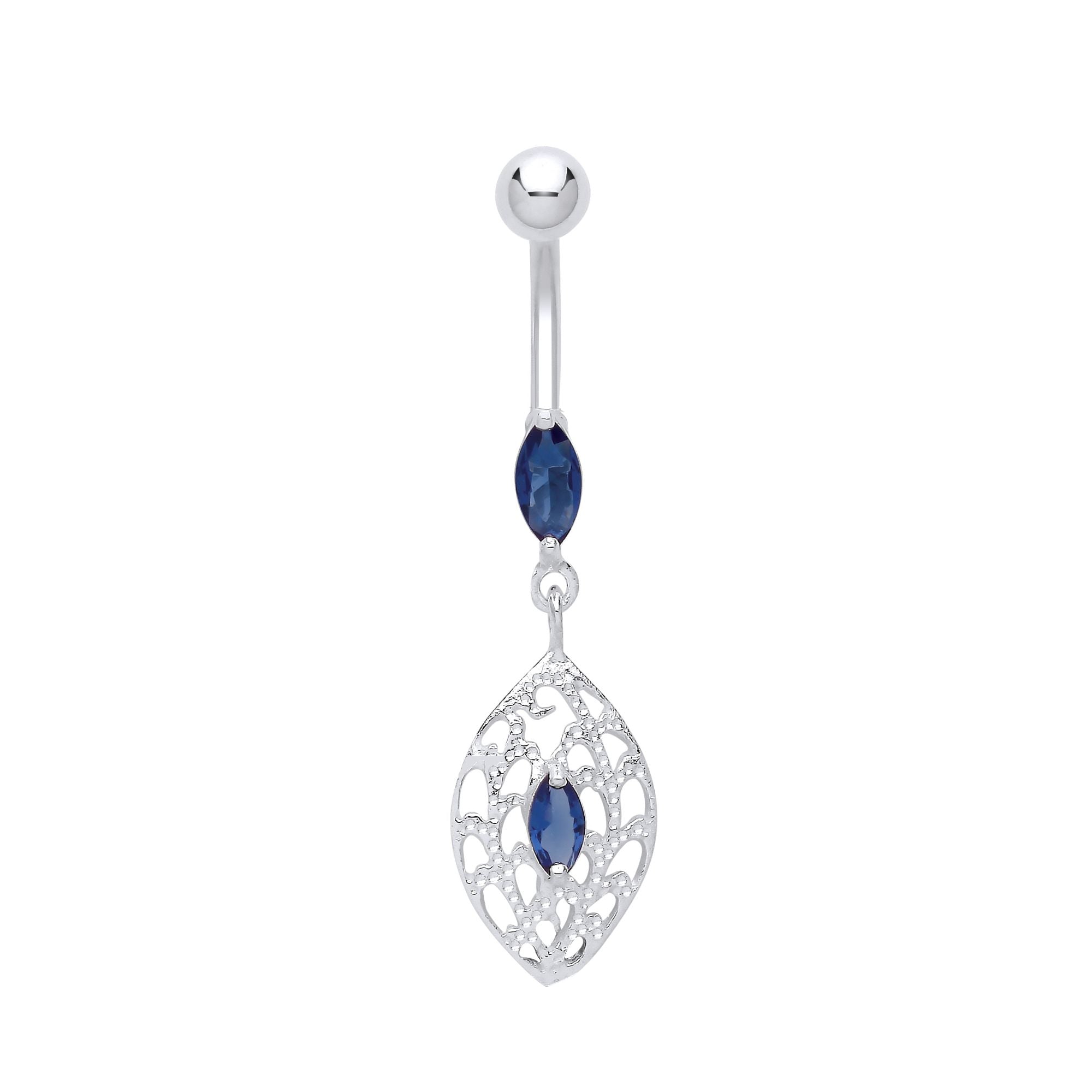 Steel Eye Pod Cocoon Belly Bar Piercing – Jewelco London